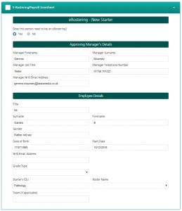 E-Rostering / Payroll Timesheet | LTHT Documentation