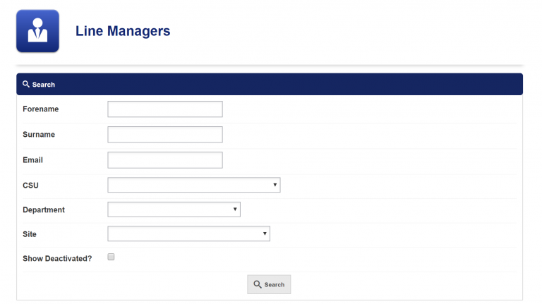 Line Managers Section | LTHT Documentation
